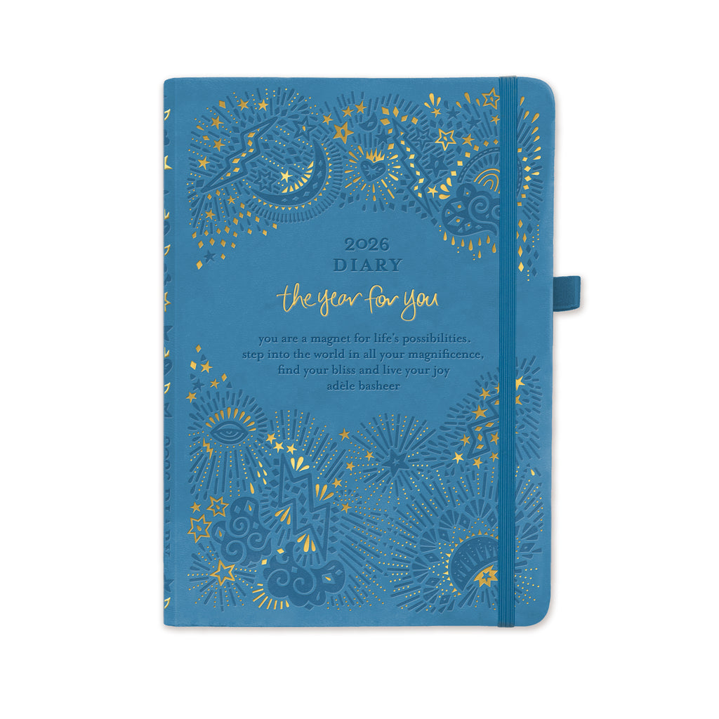 2026 Diary Planner + Journal | Denim Days Blue | Year for You – Intrinsic