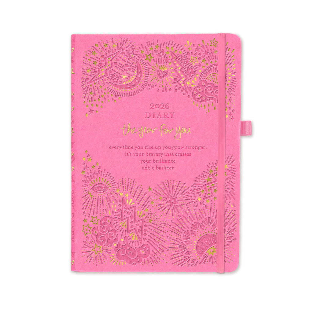 2026 Diary Planner + Journal | Rose Quartz Pink | Year for You – Intrinsic
