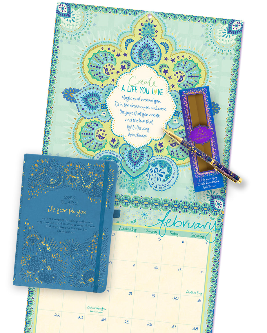 2026 New Year Calendar + Diary Bundle | Adèle Basheer – Intrinsic