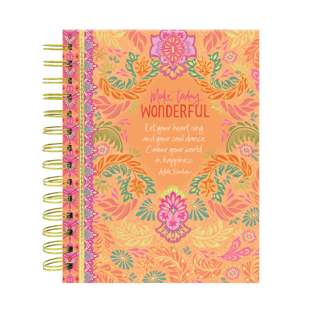 Live Life Wonderful Spiral Notebook – Intrinsic